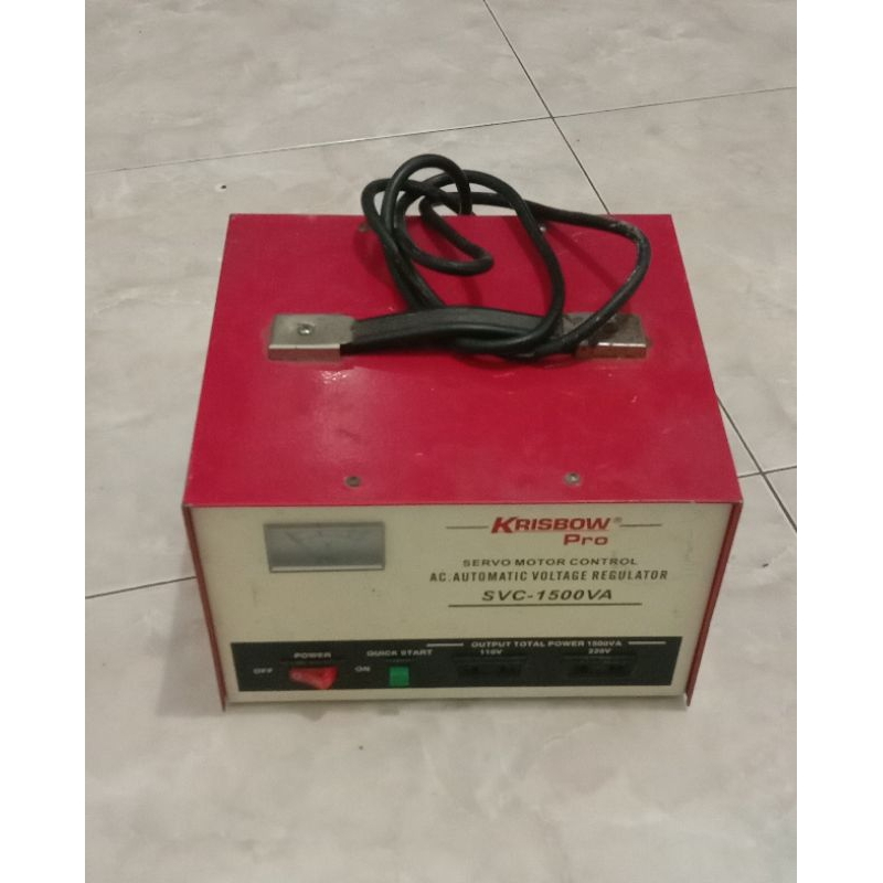 Jual Stavolt/Stabilizer Krisbow Pro Analog Stabilizer 1500Va | Shopee ...