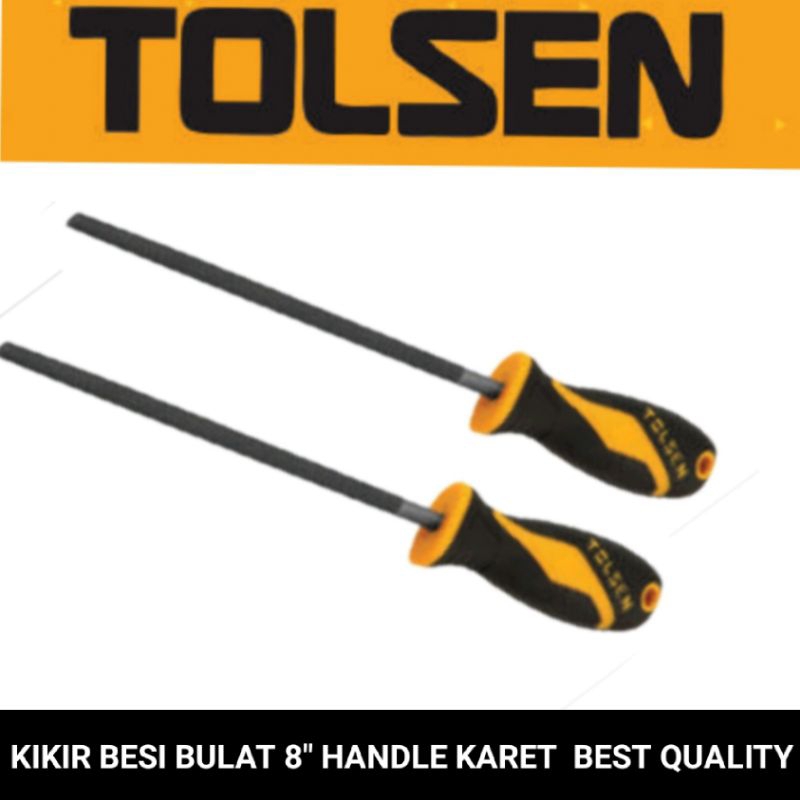 Jual kikir besi bulat 8" tolsen best quality product | Shopee Indonesia
