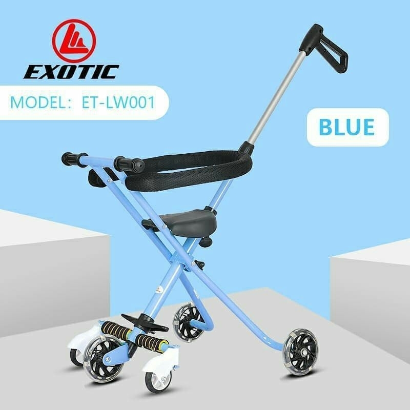 Jual TRICYCLE/MICRO TRIKE/MAGIC STROLLER DORONGAN ANAK RODA TIGA LW 001, 005 & LW 008 EXOTIC ...