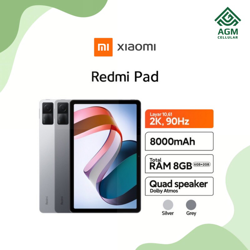Jual TABLET XIAOMI REDMI PAD WIFI ONLY RAM 6GB/128GB (Graphite Gray ...