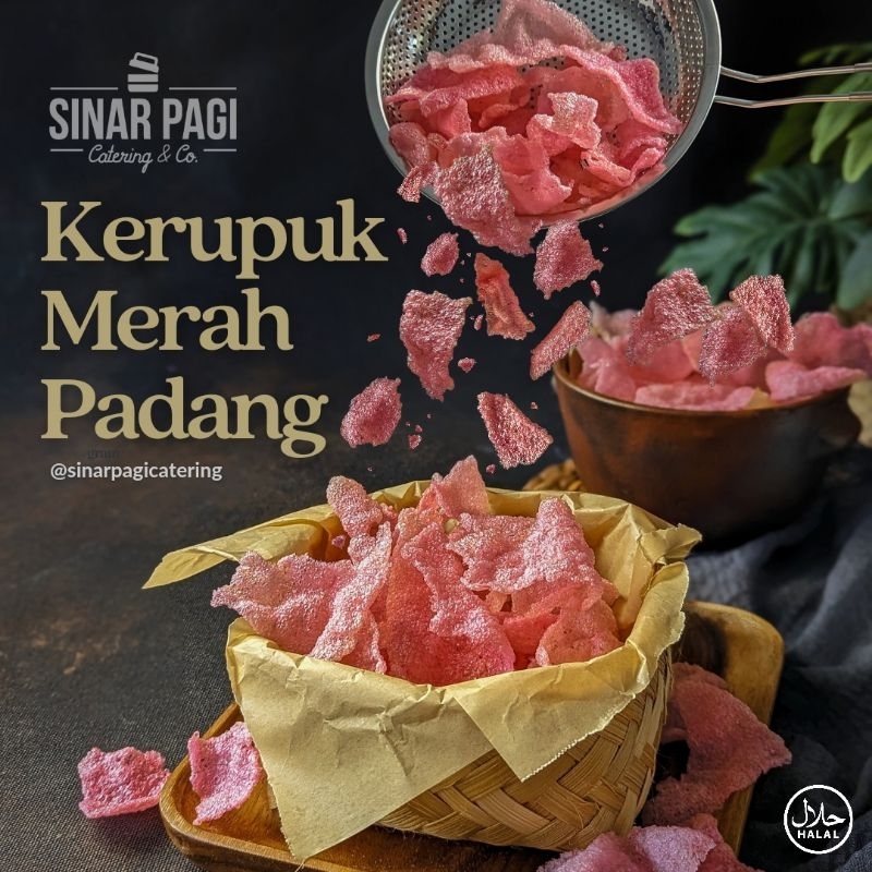 Jual Kerupuk Merah Padang Siap Makan Sinar Pagi | Shopee Indonesia