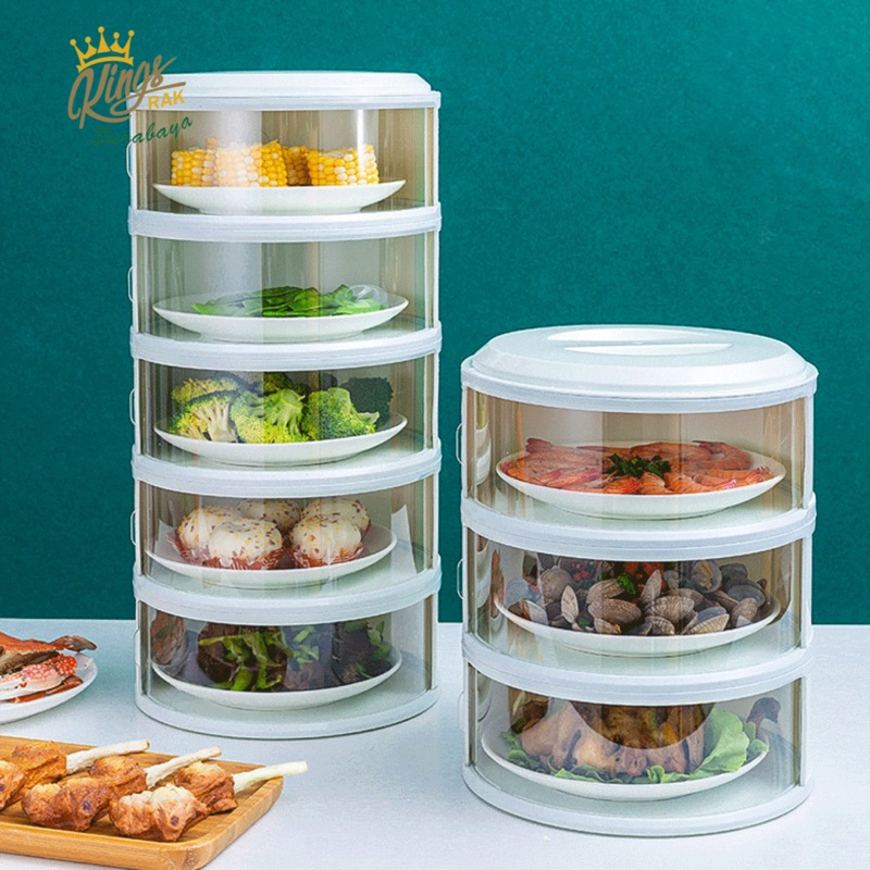 Jual Tudung Saji Susun 4 Food Rack Storage Tudung Saji 4 Susun Rak ...