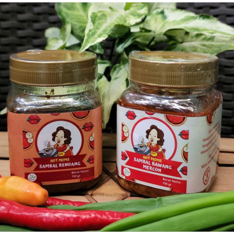 Jual Paket Duo Sambal HMS ( Sambal Rendang dan Sambal Bawang Mercon ...