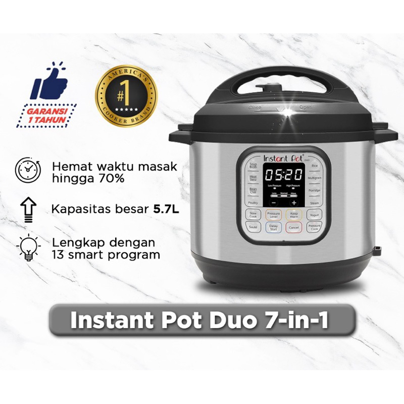 Jual Instant Pot 7 in 1 Smart Multi Cooker Alat Masak Serbaguna ...