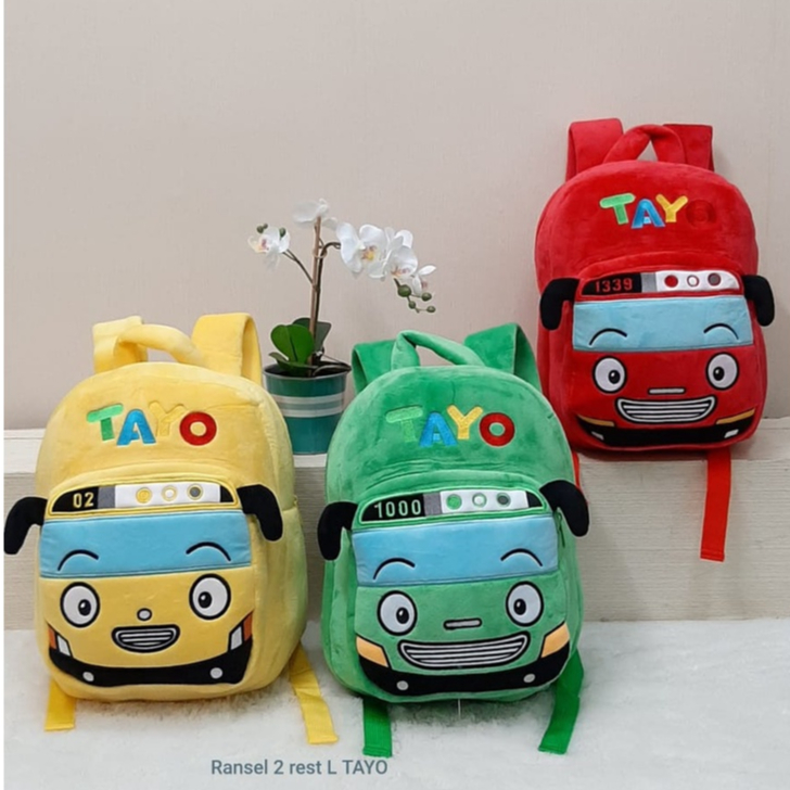 Jual Toysopedia Ransel Mobil Tayo Nemo Backpack Anak Paud/Kado Tas Anak ...