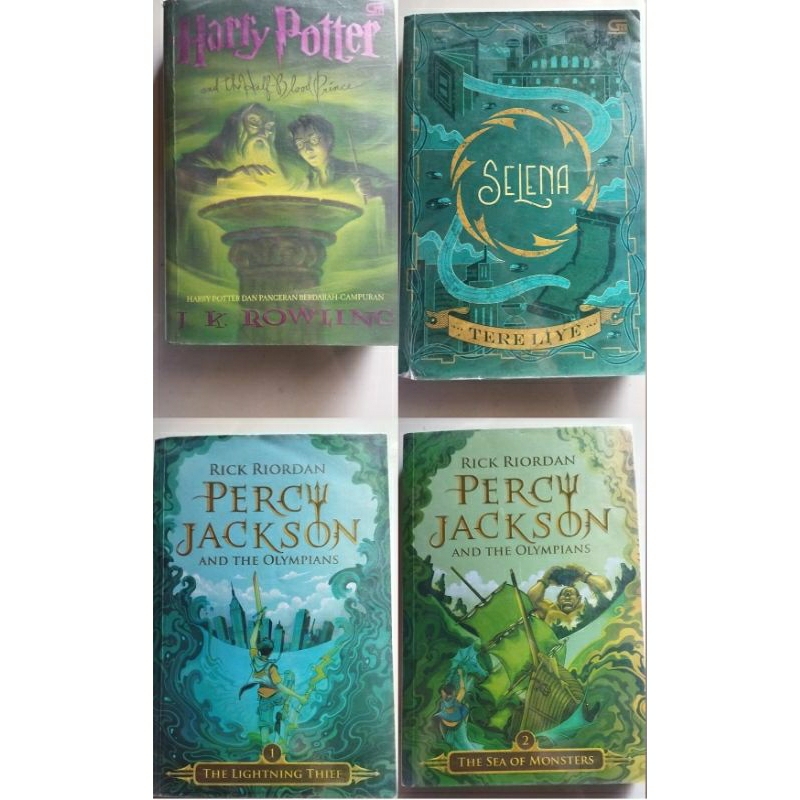 Jual Novel preloved bumi series selena Percy jackson Harry Potter ...