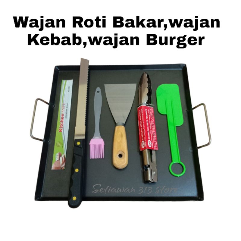 Jual WAJAN PAKET LENGKAP WAJAN ROTI,WAJAN KEBAB,WAJAN BURGER 1 KAPE ...