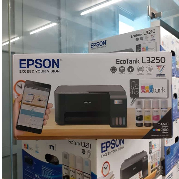 Jual Printer Epson EcoTank L3250 A4 Wi-Fi All-in-One Inkjet | Shopee Indonesia