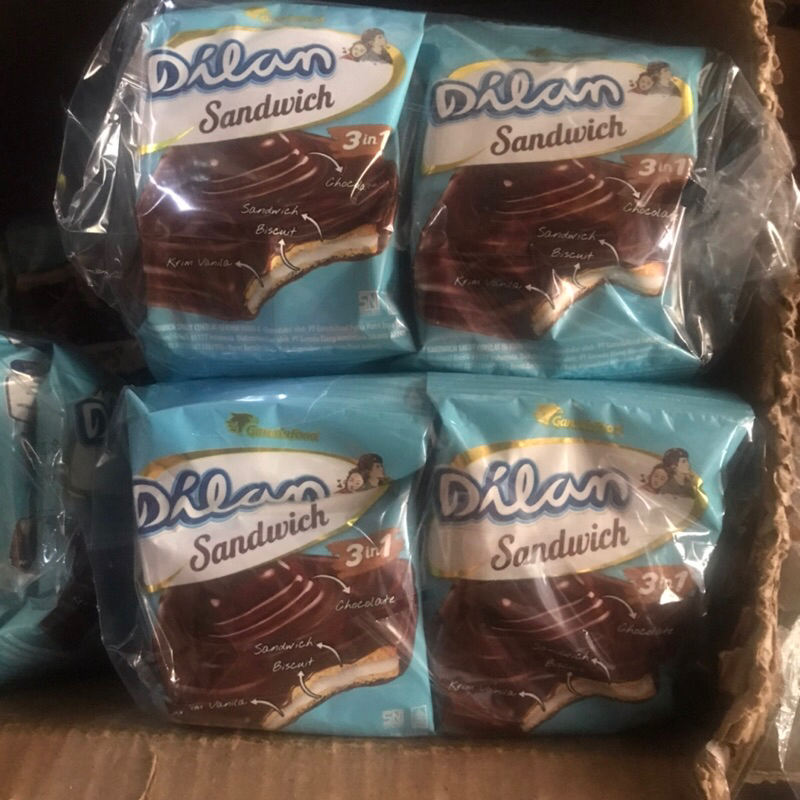 Jual Dilan Sandwich 1 pak isi 20pcs | Shopee Indonesia