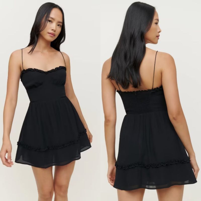 Jual Black Sexy Sling Mini Dress 69870 (SALE) | Shopee Indonesia