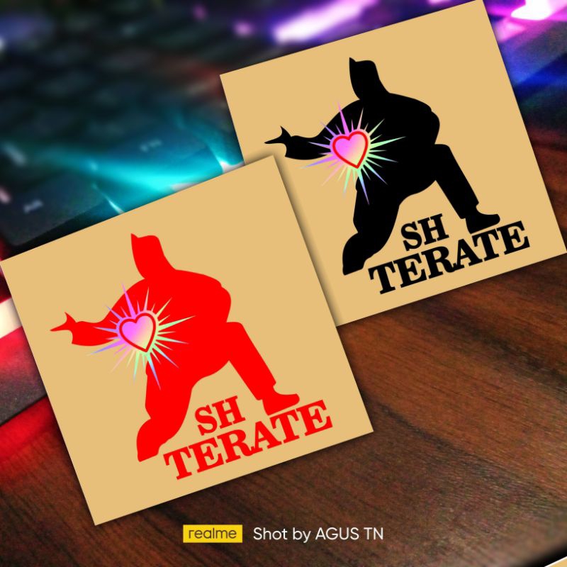 Jual STIKER PSHT SH TERATE HATI BERSINAR STICKER CUTTING | Shopee Indonesia
