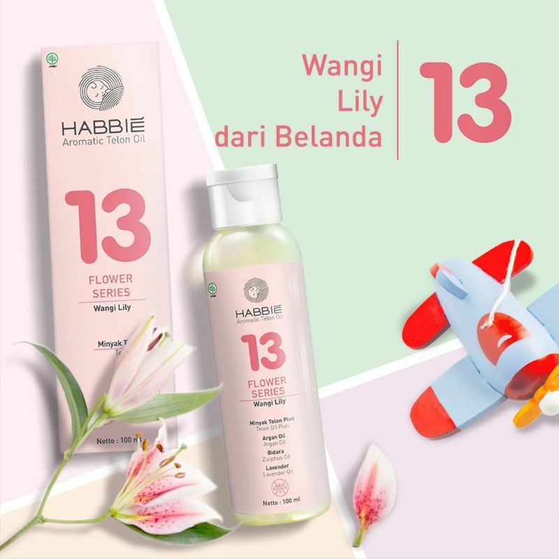 Jual Habbie Aromatic Telon Oil Flower Series & Tea Series - Minyak ...