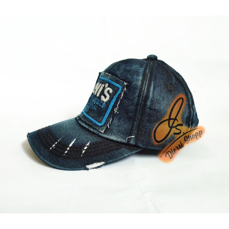 Jual Diersi Store Topi pria denim/Topi jeans Pria /Topi Denim | Shopee ...