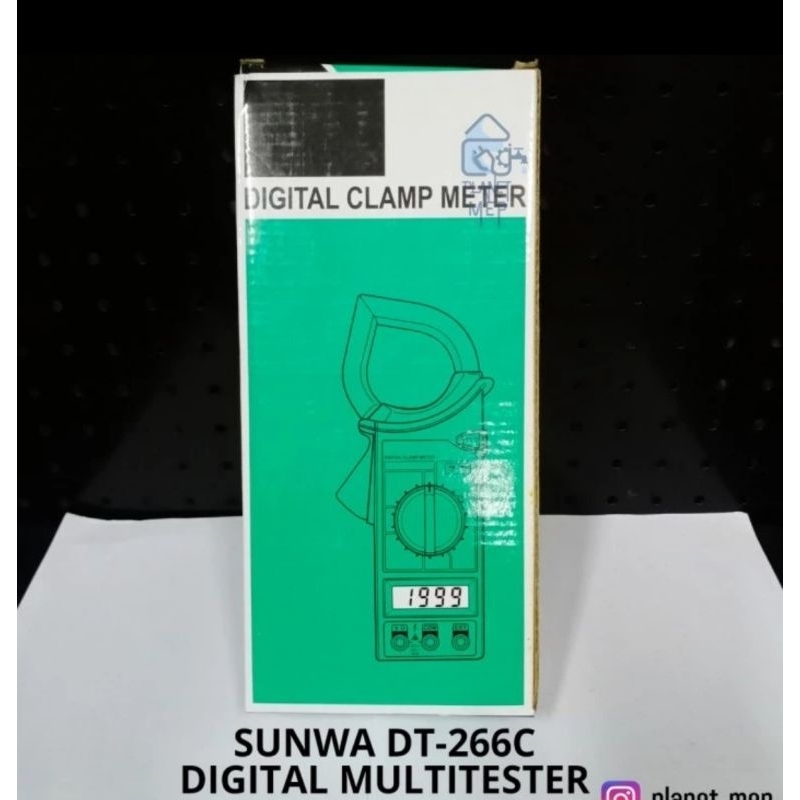Jual SUNWA Digital Clamp Multitester DT-266C | Shopee Indonesia