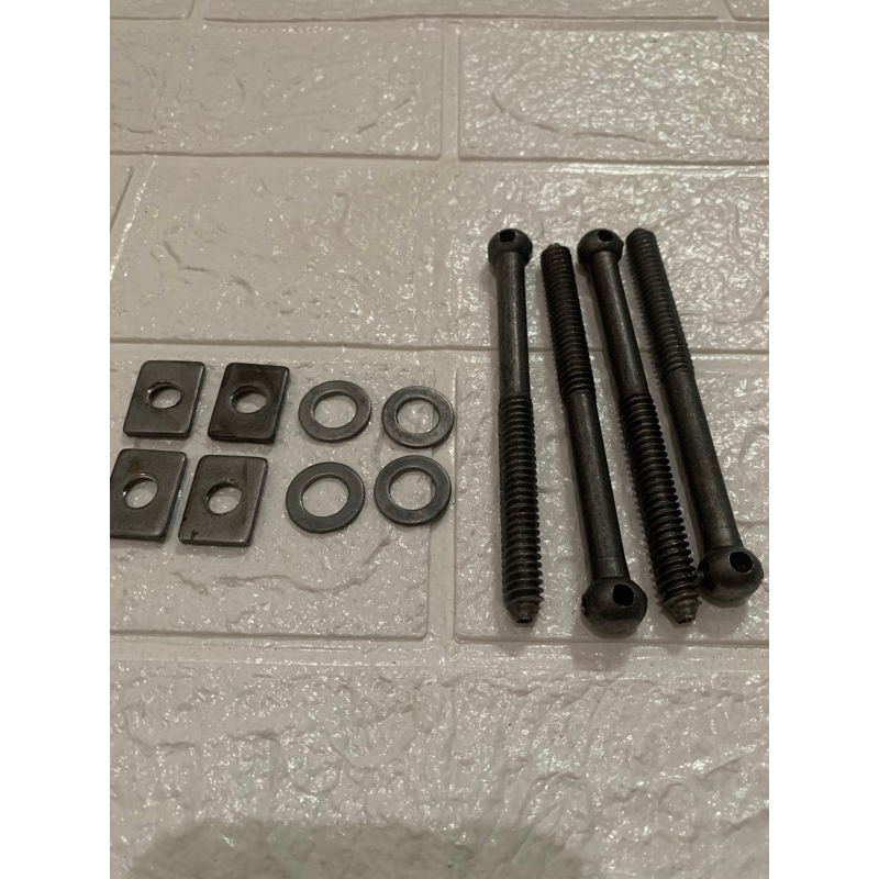 Jual Baut divan panjang 10 cm 1 set isi 4 biji / baut dipan tengkorak ...