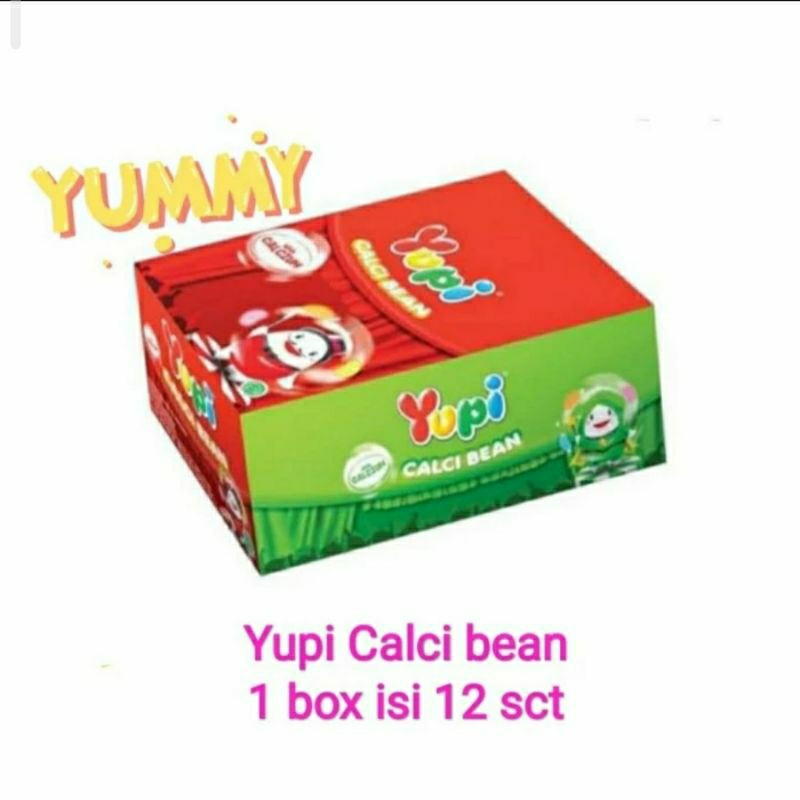 Jual yupi calci bean | isi 12 sachet | Shopee Indonesia