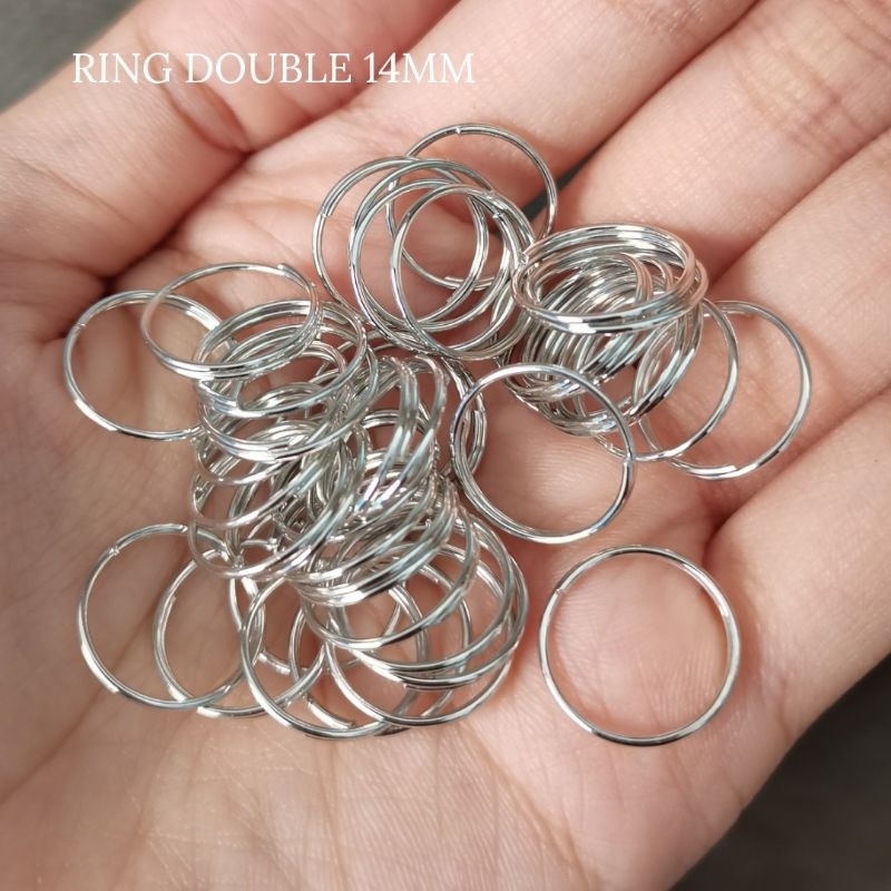 Jual RING BESI D-12MM/14MM UNTUK RONCE KRISTAL DEKORASI | Shopee Indonesia