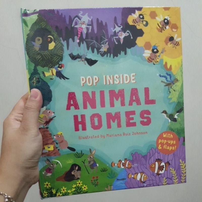 Jual Pop inside animal homes pop up book | Shopee Indonesia