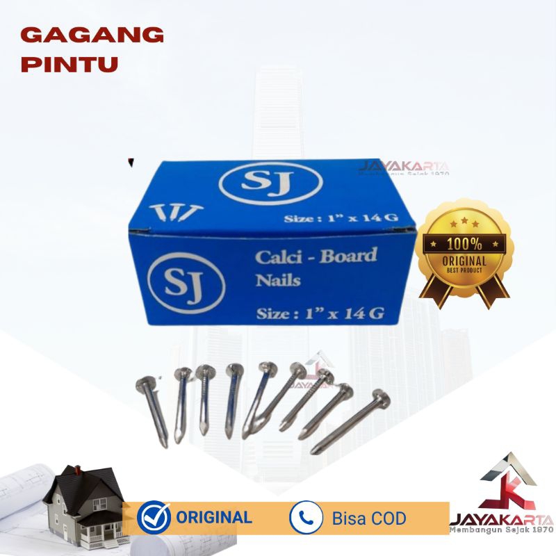 Jual Paku GRC 1 inch untuk bangunan kalsiboard calciboard nails Per ...