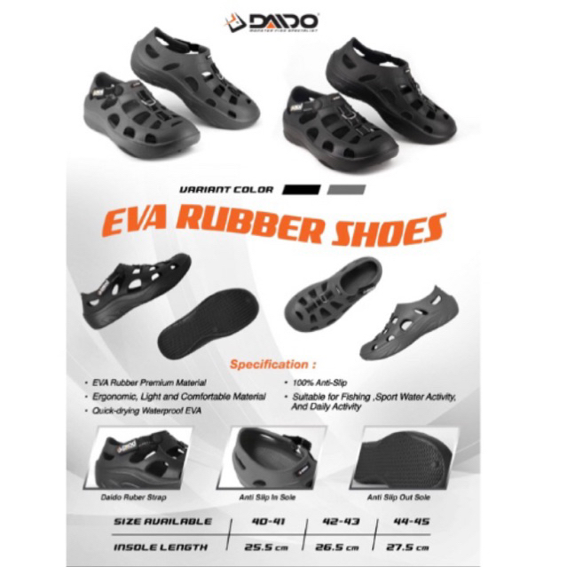 Jual Sepatu Mancing Sport Daido Sandal Anti Licin | Shopee Indonesia