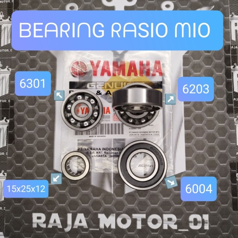 Jual BEARING BEARING RASIO GARDAN MIO SMILE MIO SPORTY FINO LAMA MIO ...