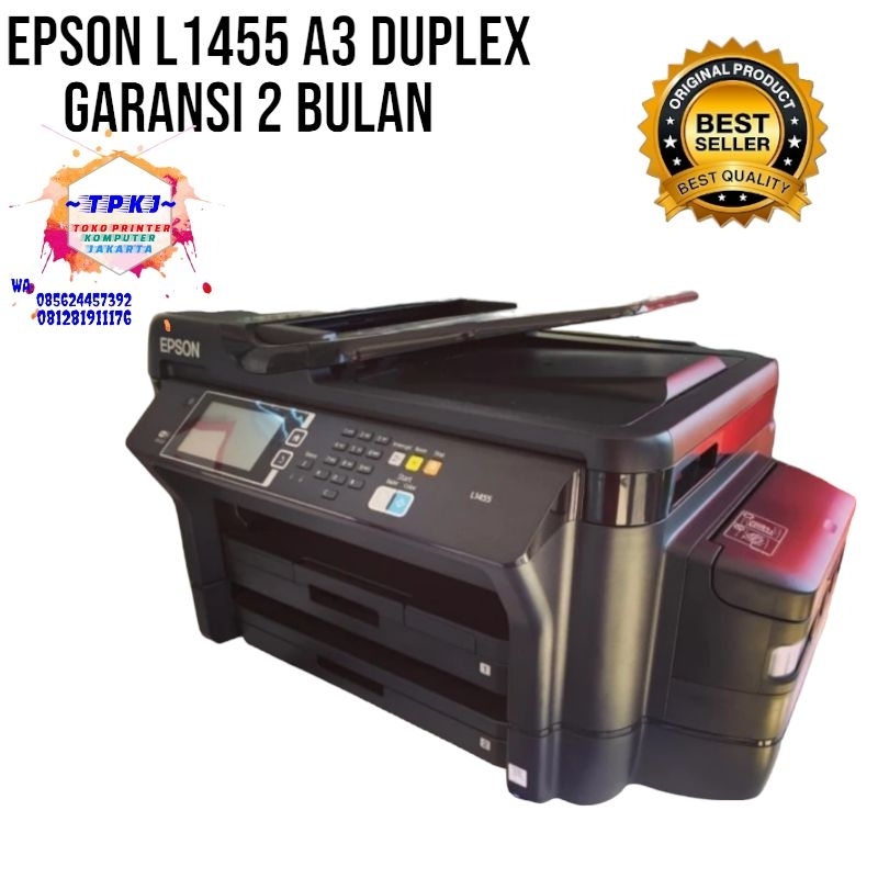 Jual Printer Epson l1455 A3 Duplex Wifi Bisa Print Lewat Hp | Shopee ...