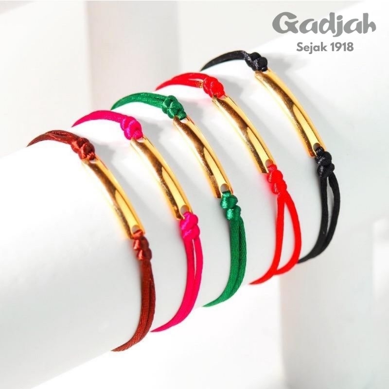 Jual Gelang Emas Tali Plat Panjang Custom Tulisan Fashion - Toko Emas ...