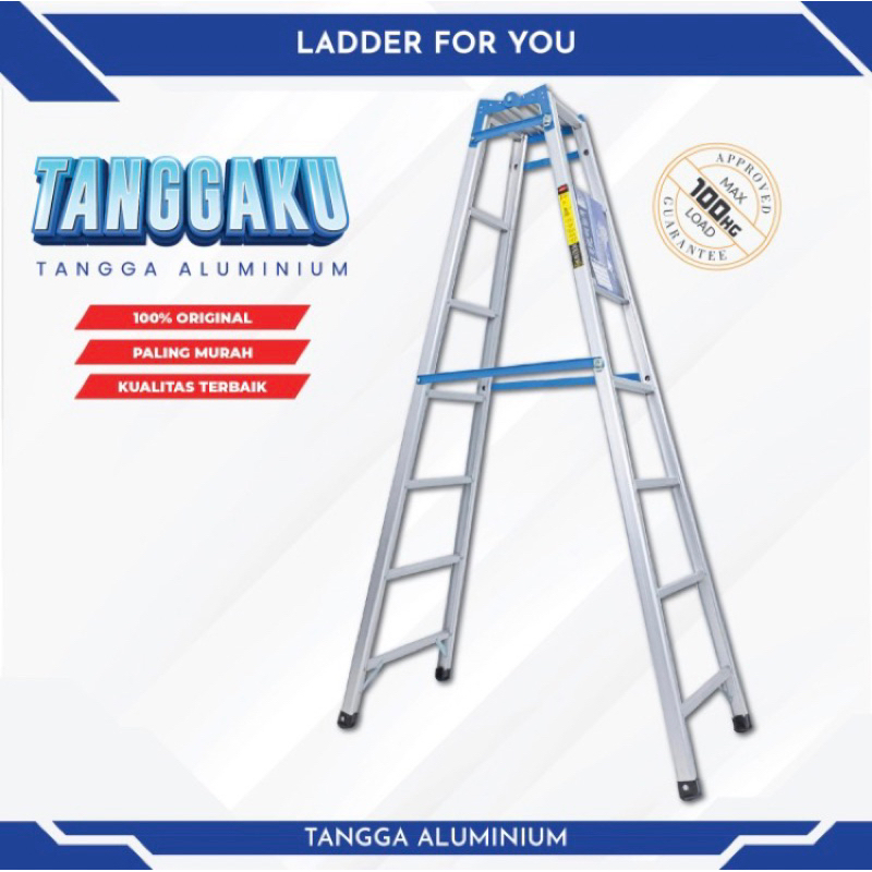 Jual Tangga aluminium 150 175 200 Tanggaku | Shopee Indonesia