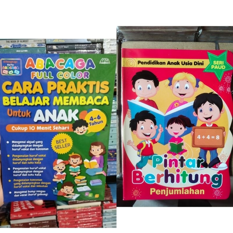 Jual PAKET 2 BUKU ABACAGA - PINTAR BERHITUNG PENJUMLAHAN FULL COLOUR ...