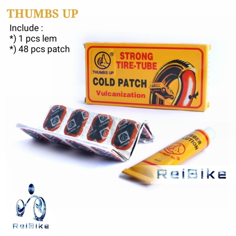 Jual Lem Tip Top jempol cold patch thumbs up isi 24 dan 48 pcs | Shopee ...