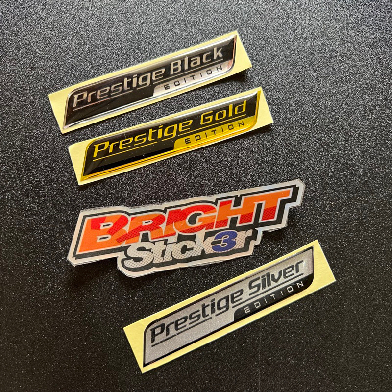 Jual Sticker Emblem PPRESTIGE EDITION Stiker Emblem PRESTIGE Timbul ...