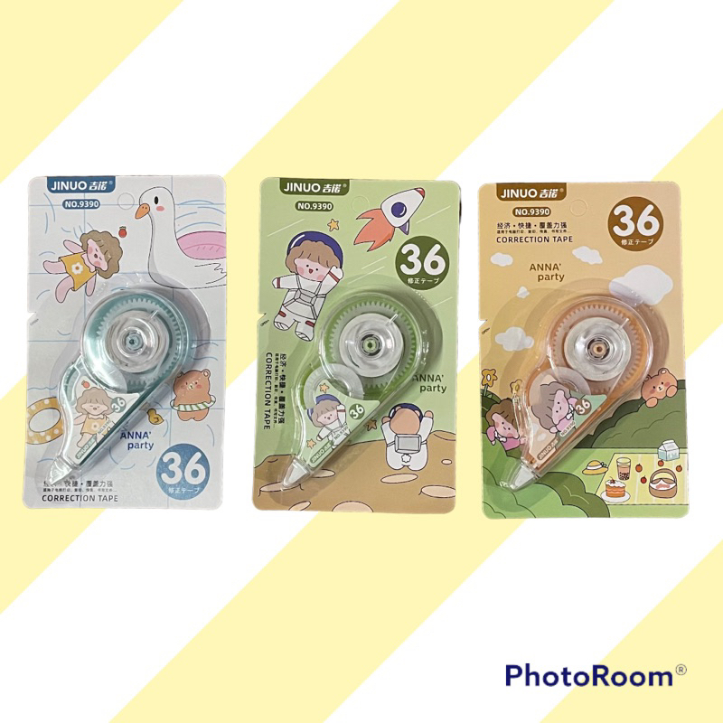 Jual TIPEX KERTAS JINOU 9390 GAMBAR ANAK LUCU| CORRECTION TAPE KERTAS ...