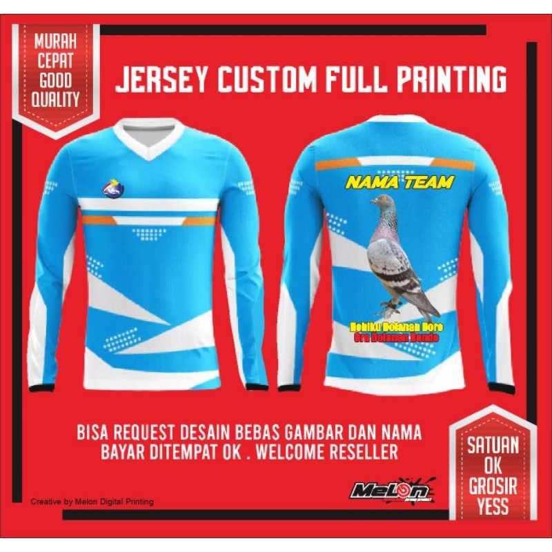 Jual JERSEY MERPATI DESAIN CUSTOM | Shopee Indonesia