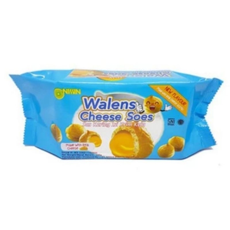 Jual Nissin WALENS Cheese Soes Walens Soes Kering Sus Keju | Shopee ...