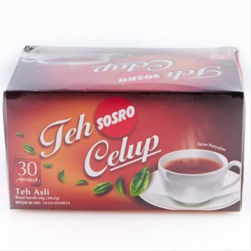 Jual Teh Celup Sosro isi 30 - PACK | Shopee Indonesia