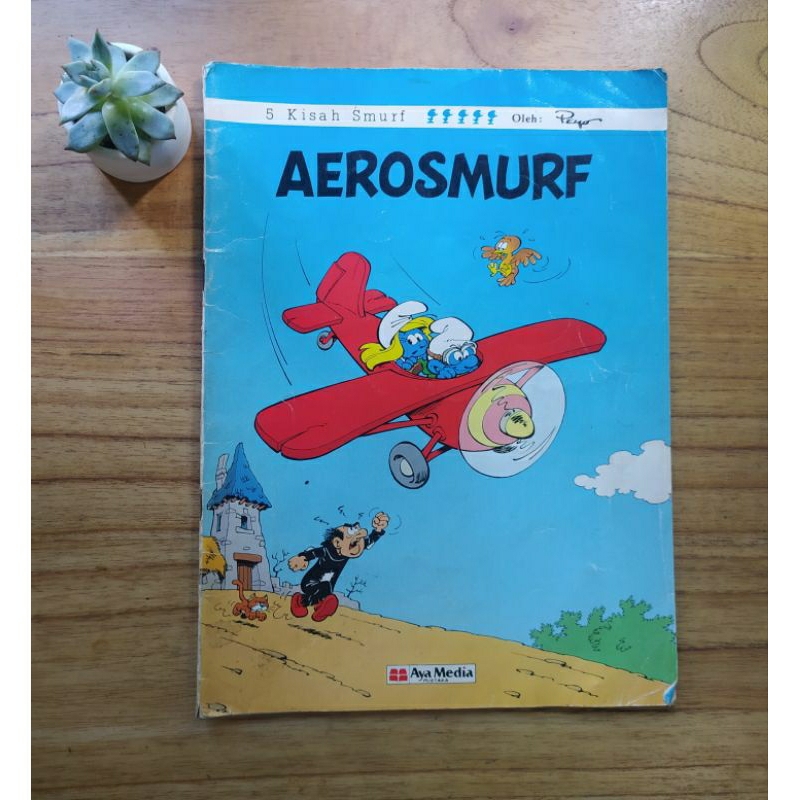 Jual Komik Cergam 5 Kisah Smurf: Aerosmurf | Shopee Indonesia