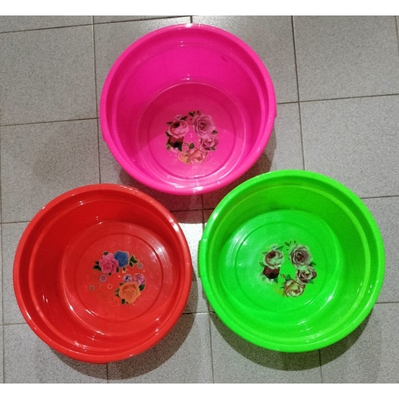 Jual Waskom / Baskom Plastik Motif Warna Besar | Shopee Indonesia