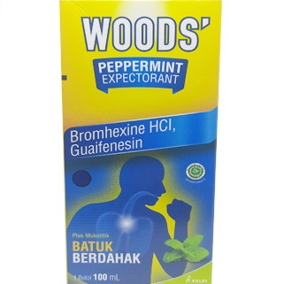 Jual Woods Peppermint Expectorant Sirup 60 mL dan 100 mL - Sirup Obat ...