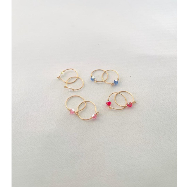 Jual Anting Bayi Emas Asli kadar 300 model batu marjan | Shopee Indonesia