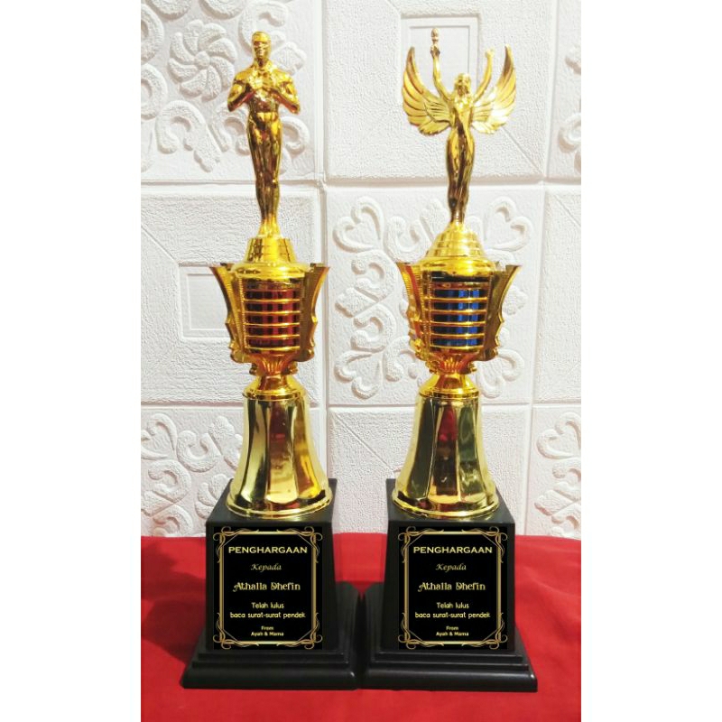 Jual Piala/Trophy award pria/wanita pagoda | Shopee Indonesia