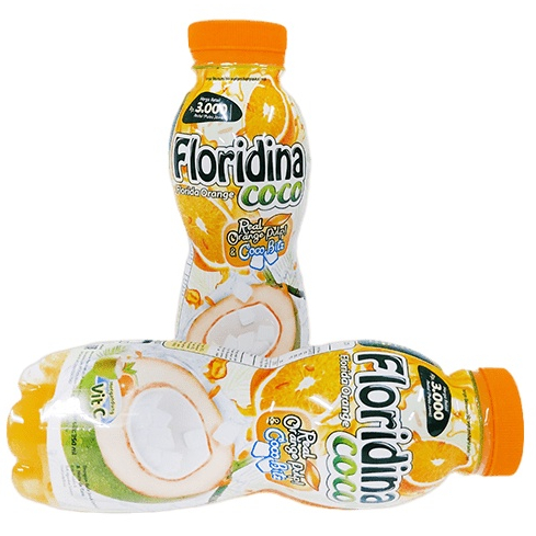 Jual FLORIDINA 350ml REAL ORANGE PULP BULIR BUAH ASLI JERUK COCO BITZ ...