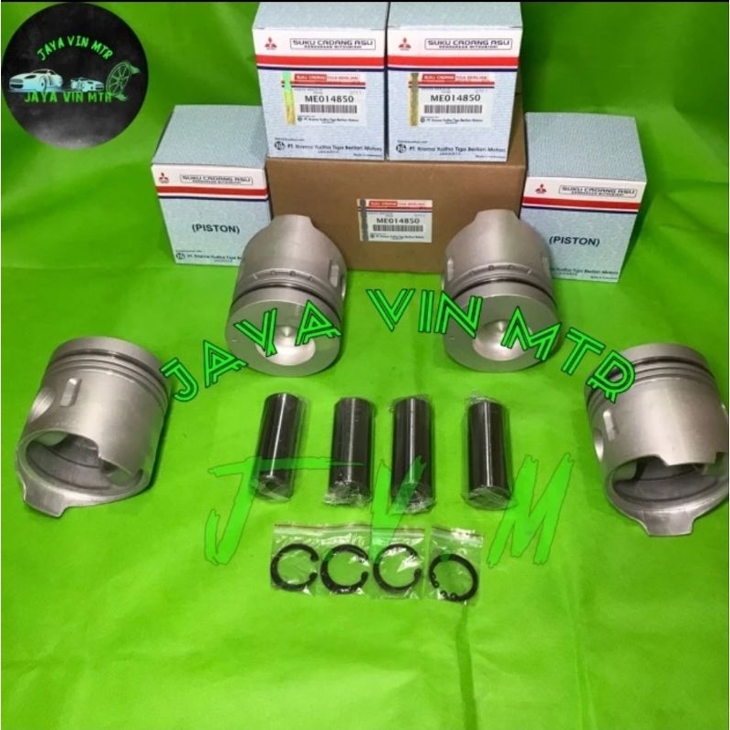 Jual piston assy piston set baja ps100 4D31 std 0.25 0.50 0.75 Original ...