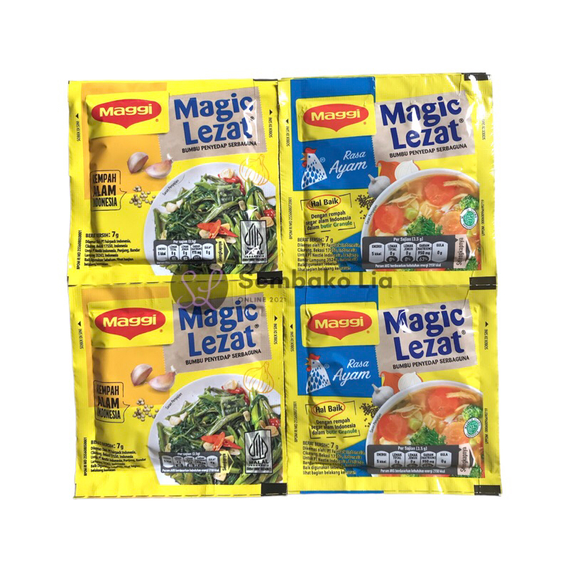 Jual Maggi Magic Lezat 7gr Renteng Isi 12pc Bumbu Penyedap Serbaguna ...