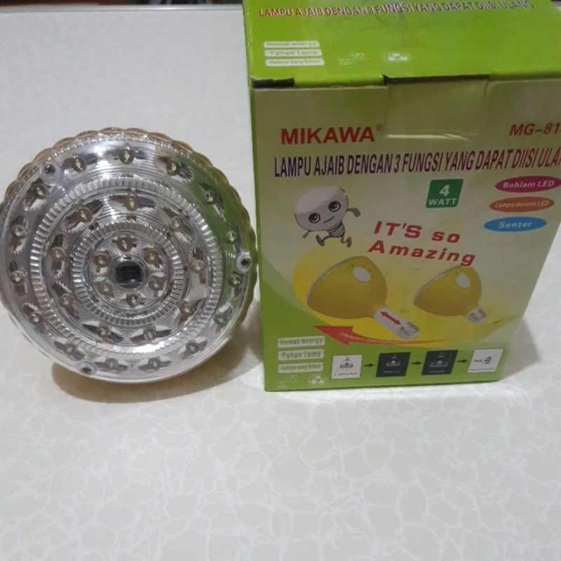 Jual Mikawa Senter Emergency Lamp Lampu Bohlam Ajaib Lampu Tidur Kamar ...