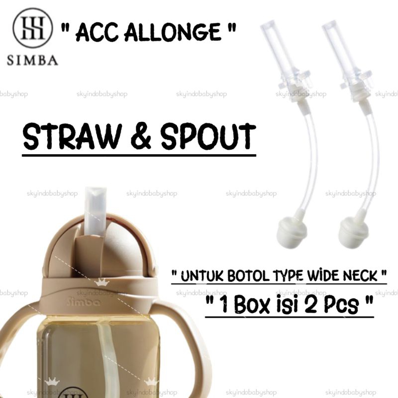 Jual Simba | Straw & Spout | Aksesoris Botol Susu Allonge | Acc Untuk ...