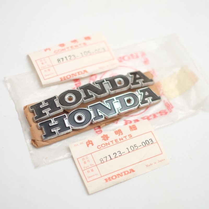 Jual EMBLEM LOGO TANGKI HONDA CB100 CB125 S90Z ORIGINAL NOS ORI BARU ...