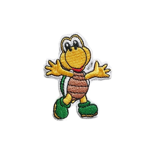 Jual Iron Patch Hello Turtle Nokonoko Koopa Troopa Mario Bros | Shopee ...