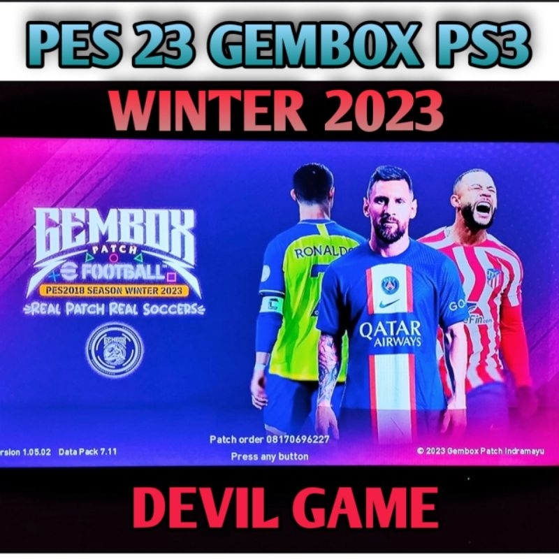 Jual PES 2023 PS3 CFW EFOOTBALL 2021 HEN TERBARU SELALU UPDATE Bukan ...