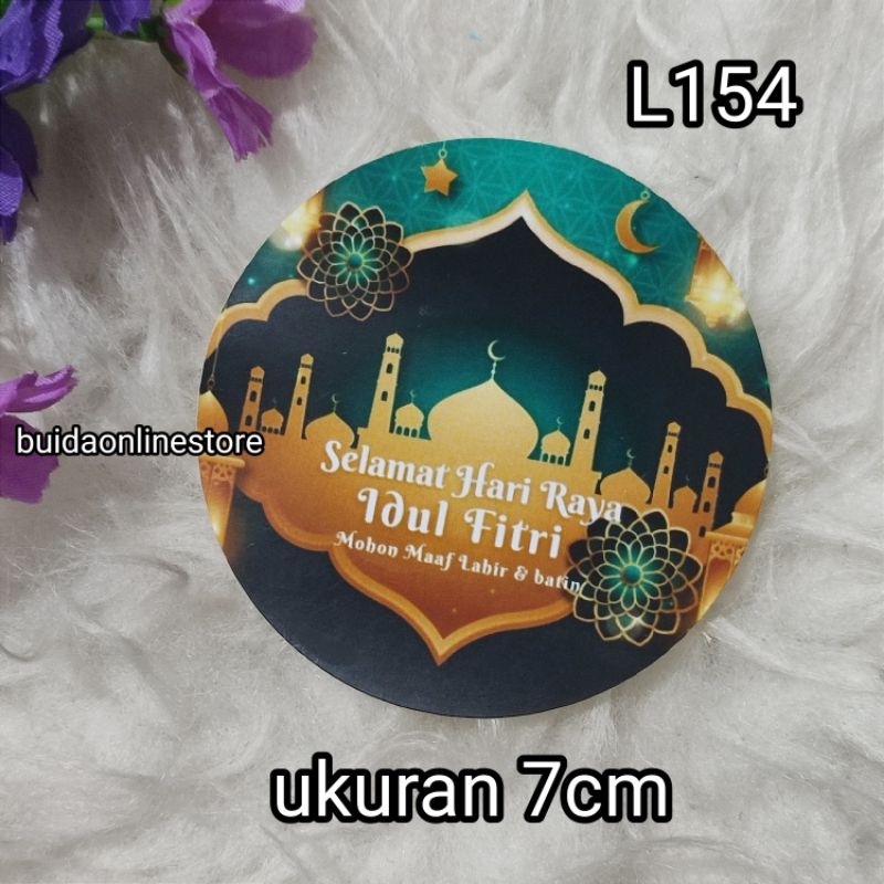 Jual Stiker Sticker Label hangtag Lebaran Selamat Hari Raya Idul Fitri ...