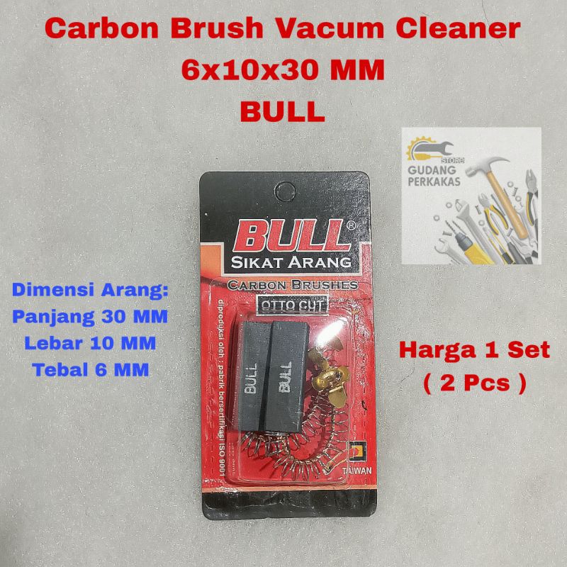 Jual Carbon Brush Vacum Cleaner 6x10x30 BULL - CB Sikat Arang Bostel ...